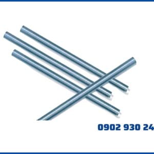 Thanh ty ren m10 kẽm L= 3000mm - Bảng giá bán ty suốt, ty treo kẽm